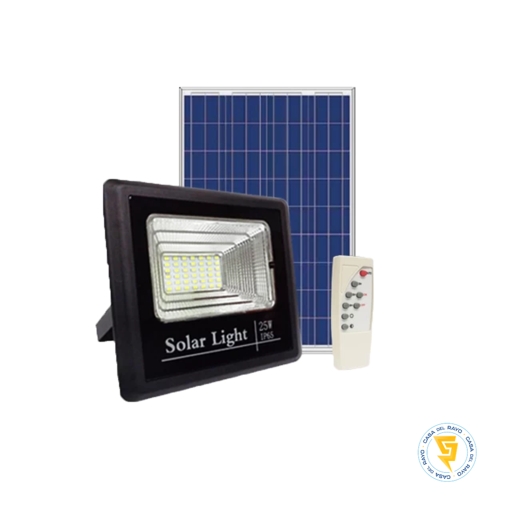 PROYECTOR SOLAR 25W 6.500K LOGIC | casadelrayo.cl