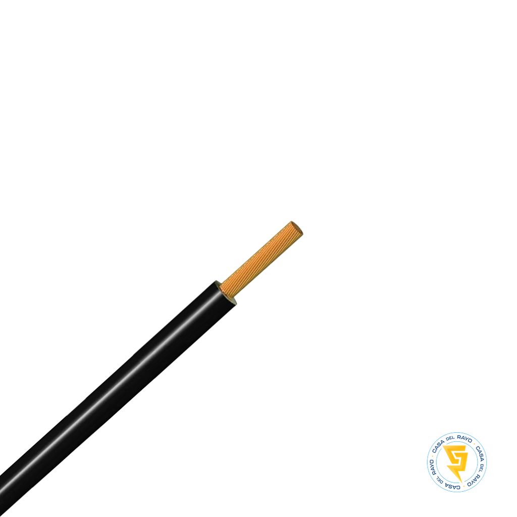 CABLE THHN 10AWG NEGRO (5.26mm) | casadelrayo.cl
